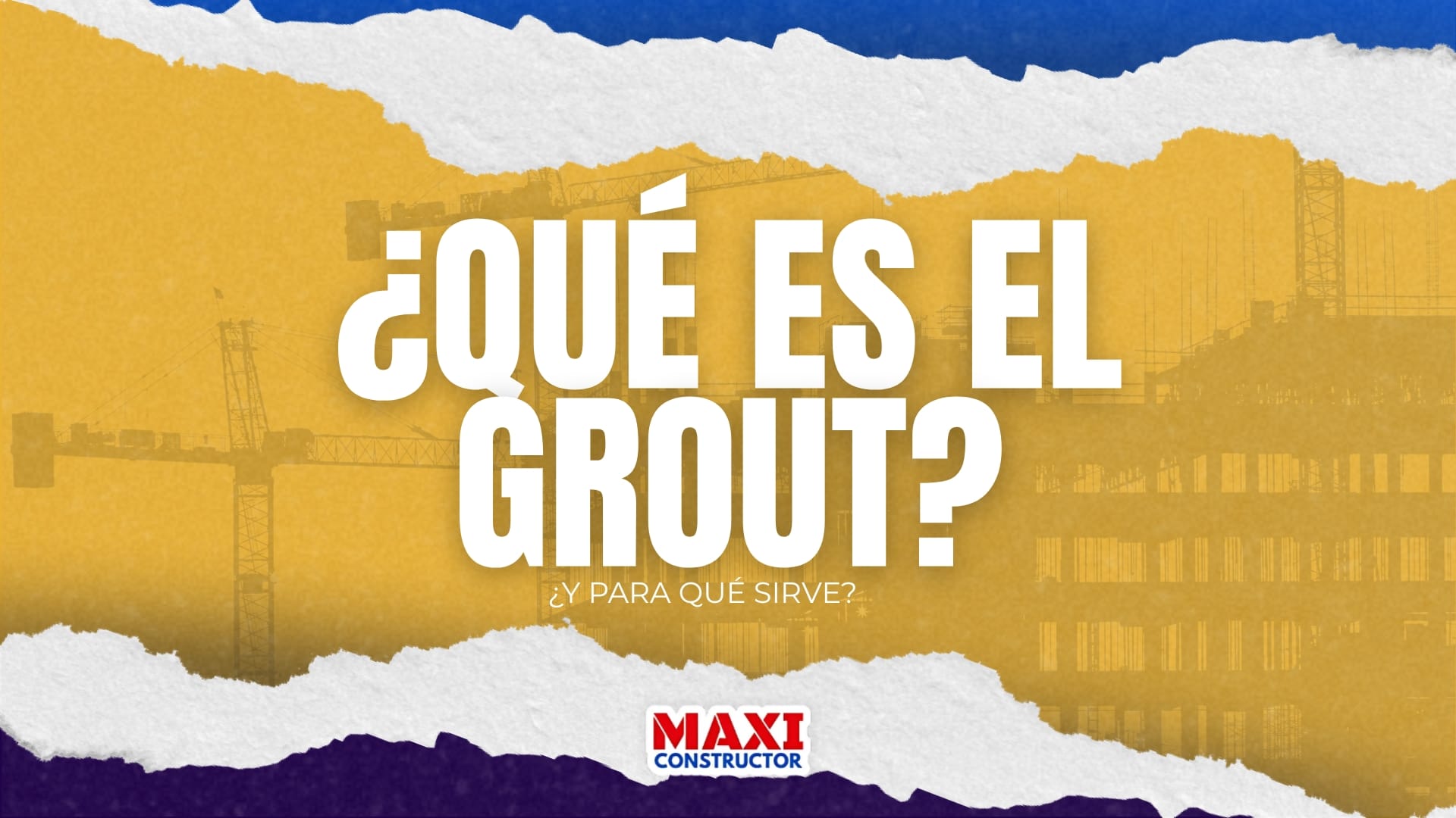 Tipos de Grout: Cementoso, Epóxico y Más | MaxiConstructor